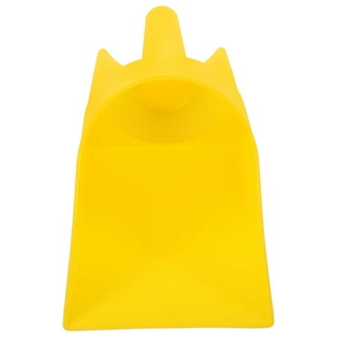 FARM-TUFF Galvanized Metal Poultry Feed Scoop with Enclosed Handle for ...