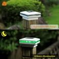MAGGIFT 6 Pack Solar Post Lights, RGB Changing, High Brightness, Fits ...