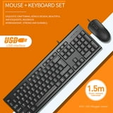 Suproot USB Wired Mouse Keyboard Set, 1200dpi Mice Mechanical Feeling ...