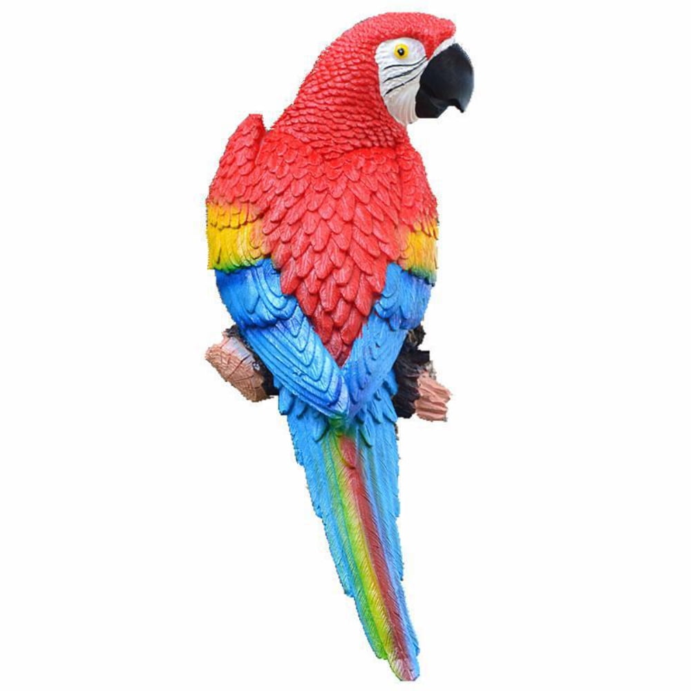 PEACNNG 2 Pieces Parrot Decor Outdoor Tiki Bar Decorations Large ...