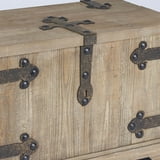 Household Essentials Vintage Wooden Chest, Victorian Decorative Storage ...
