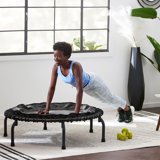 JumpSport 430 Fitness Trampoline, 44-Inch In-Home Rebounder with Bungee ...