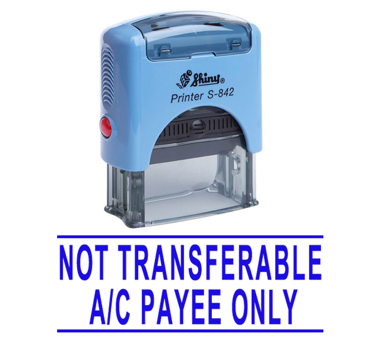 NOT TRANSFERABLE A/C PAYEE ONLY Self Inking Rubber Office Stationary ...