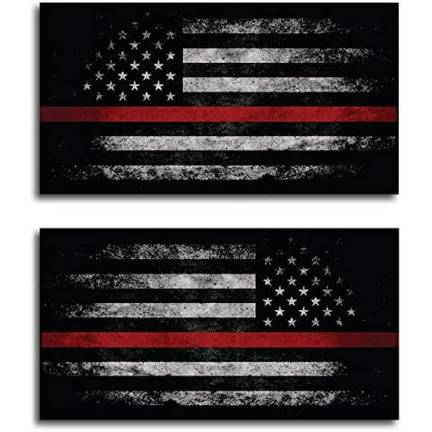 Thin Red Line Flag Firefighter Fire Department Fire Truck Red Lives ...