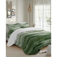 4 Piece Duvet Cover Set Twin, Abstract Minimalist Green Texture Soft ...