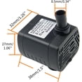 CHANCS DC-1020 3W 5.5-12V DC Mini Submersible Water Pump for Solar ...