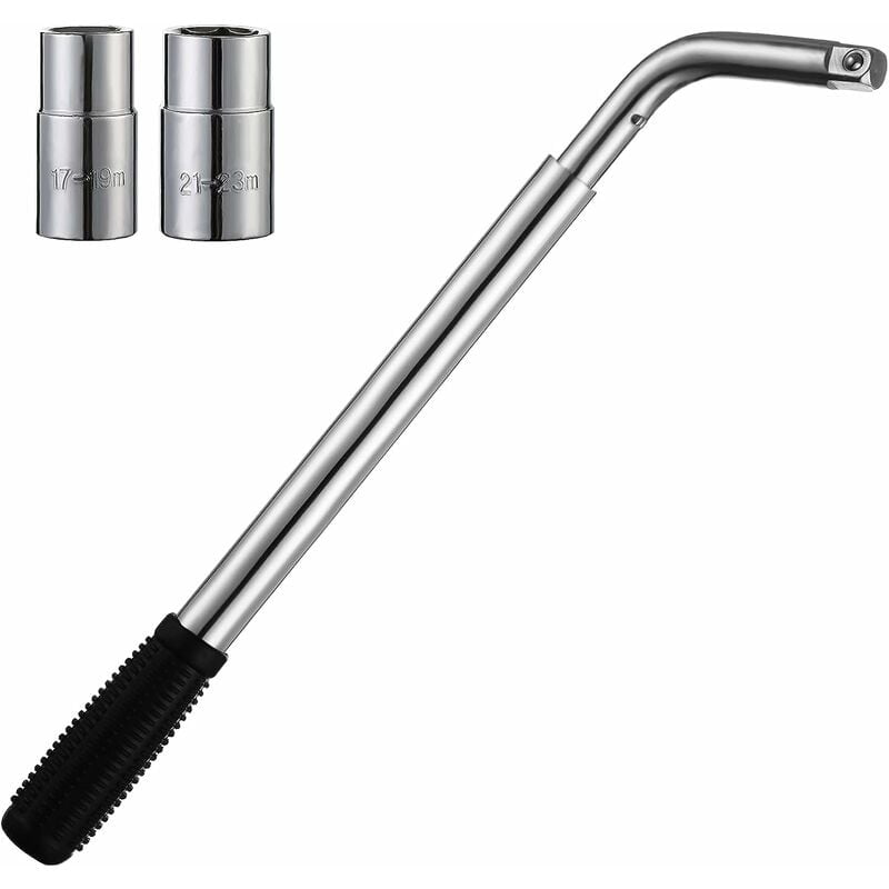 Llave telescópica para ruedas, llave extensible de acero para coches ...