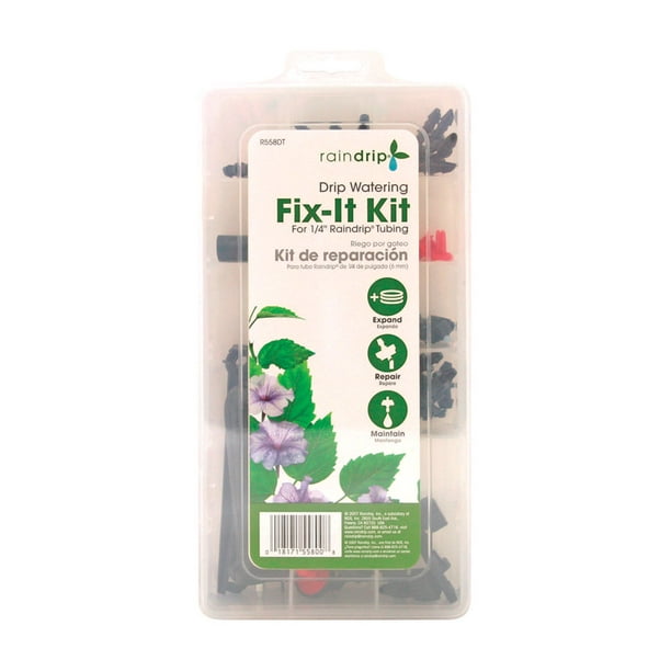 Raindrip Drip Irrigation Repair Kit - Walmart.com