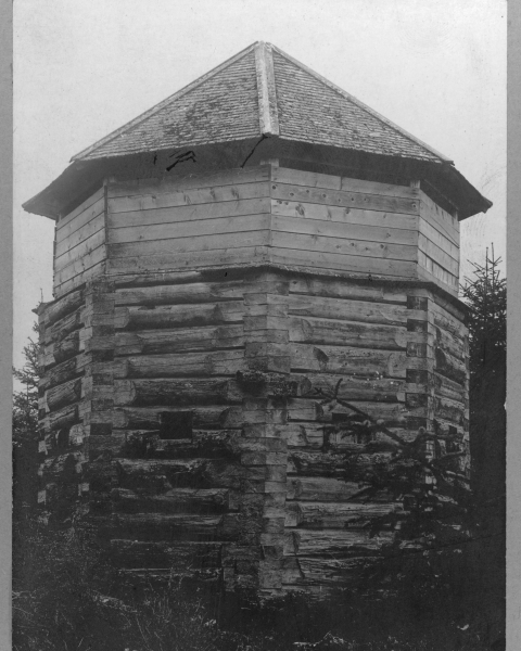 Print: Old Russian Block House, circa 1900 - Walmart.com
