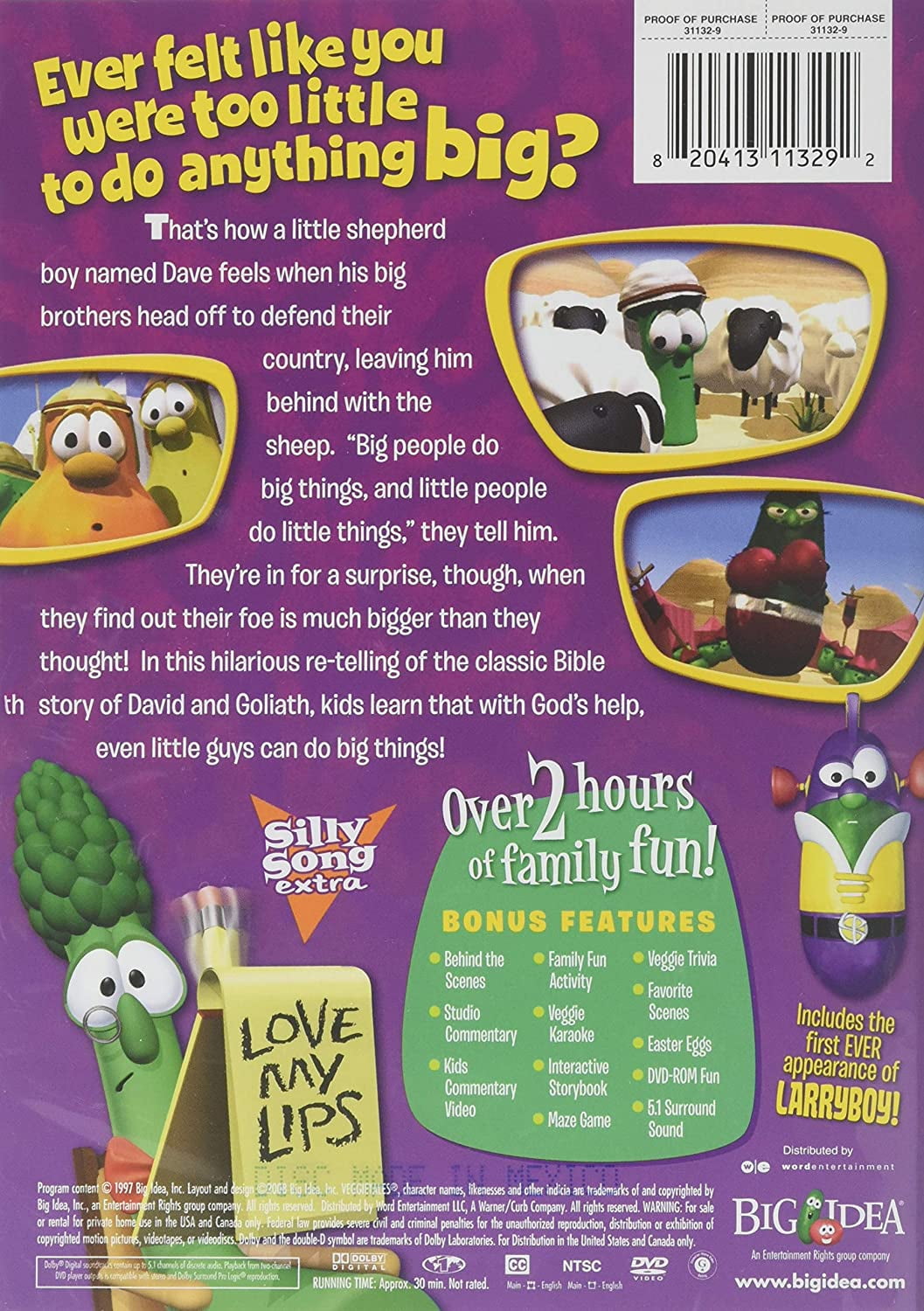 Veggietales Dave And The Giant Pickle Playset