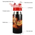 Hunger Movie Game Water Bottle with Straw Lid Vacuum Insulated ...