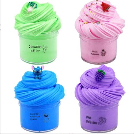 Four-color Cotton Mud Color Box Slime Butter Mud Color Slime Kit ...