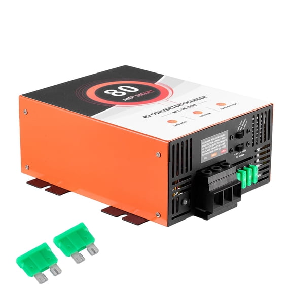 45 Amp RV Power Converter, 110V AC to 12V DC Battery Charger with Smart ...