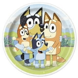 Bluey 30389540 9 in. Party Dinner Plates Pack of 8 for Bluey Birthday ...
