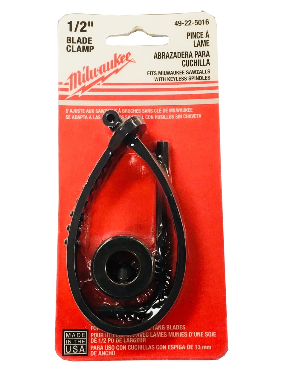 Pack of 1, Milwaukee 49-22-5016 Blade Clamp Assembly - Walmart.com