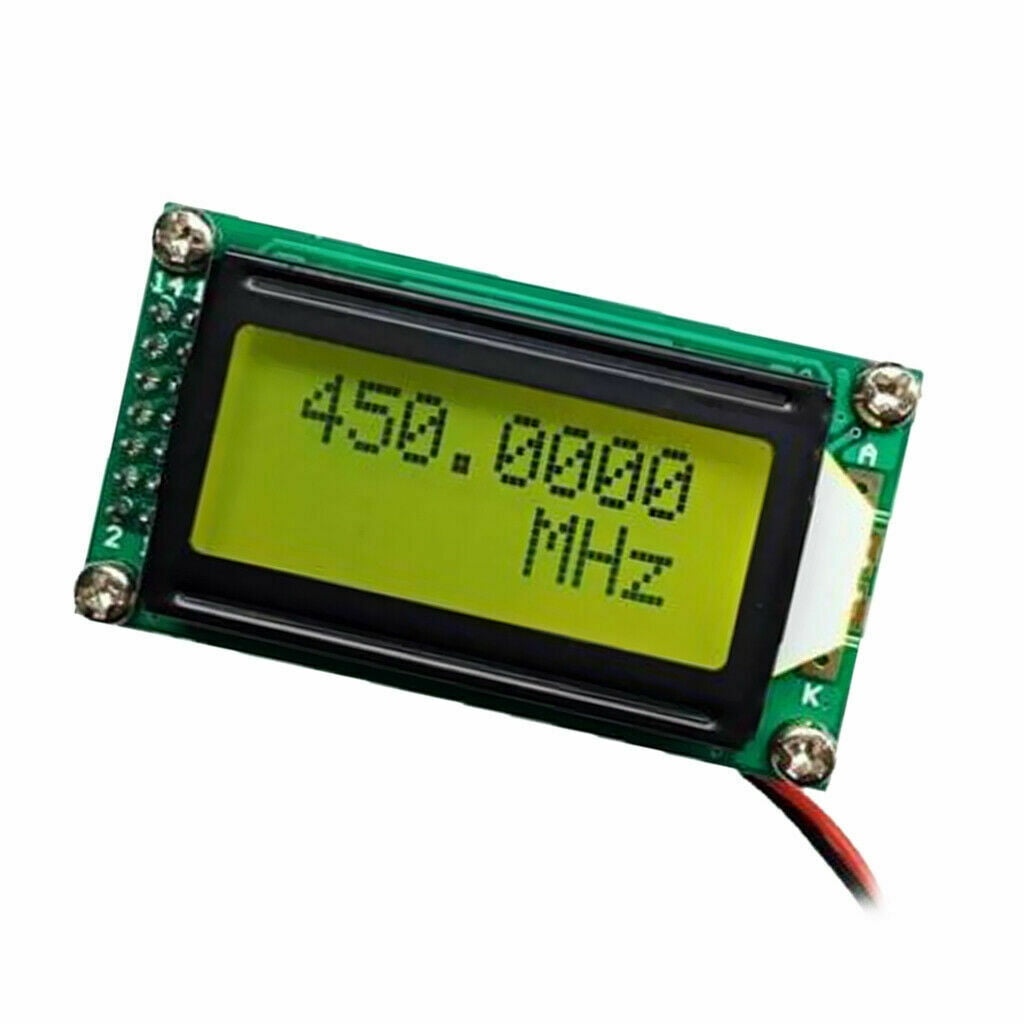DC 9-12V 1MHz-1.2GHz RF Frequency Counter Tester Signal Cymometer Meter ...