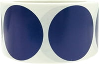 Navy Blue Circle Stickers | 2" Inches Round | 500 Pack - Walmart.com