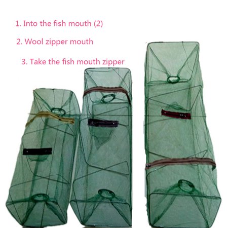 Mesh Crab Fishing Net Crayfish Lobster Shrimp Prawn Hand Crab Net; Trap ...