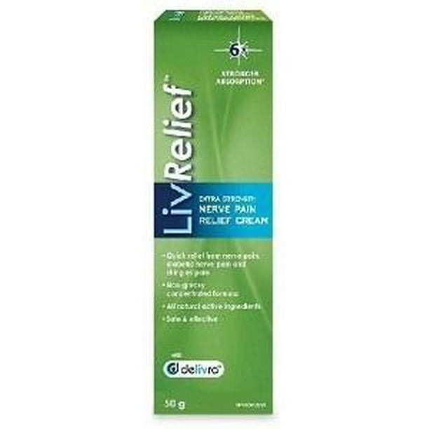 LivRelief Nerve Pain Relief Cream 50g - Walmart.ca