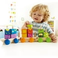 Hape: Fantasia Blocks Train - Wooden Sorting & Stacking Toy, Colorful ...