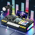 Hot Bee DJ Mixer for Kids with Microphone&Bluetooth, Light up DJ ...