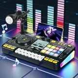 Hot Bee DJ Mixer for Kids with Microphone&Bluetooth, Light up DJ ...