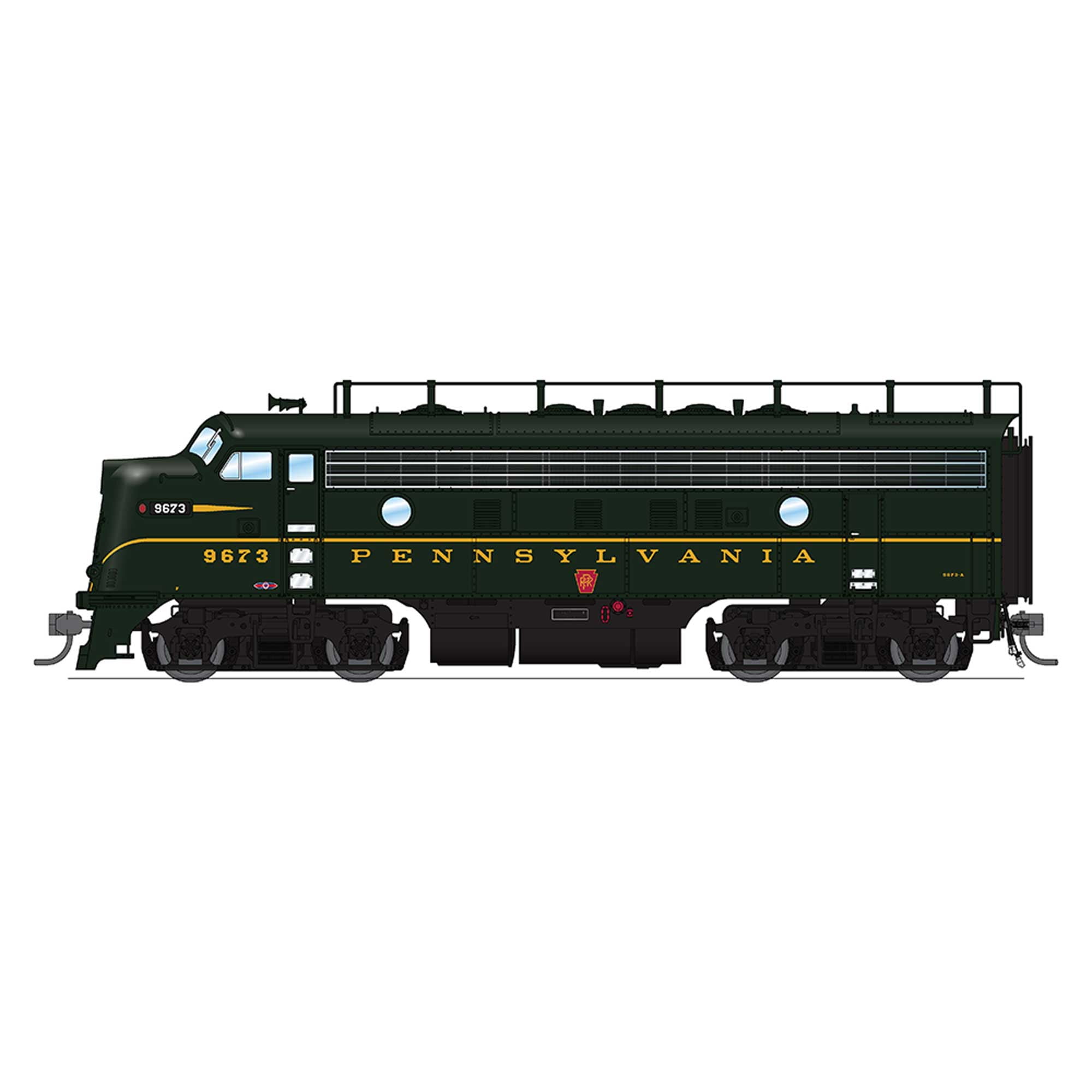 Broadway Limited Imports HO F3A Phase I w DCC & Paragon 3 PRR #9673A ...