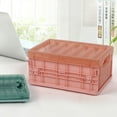 Mouliraty Plastic Folding Storage Container Basket Crate Box Stack ...