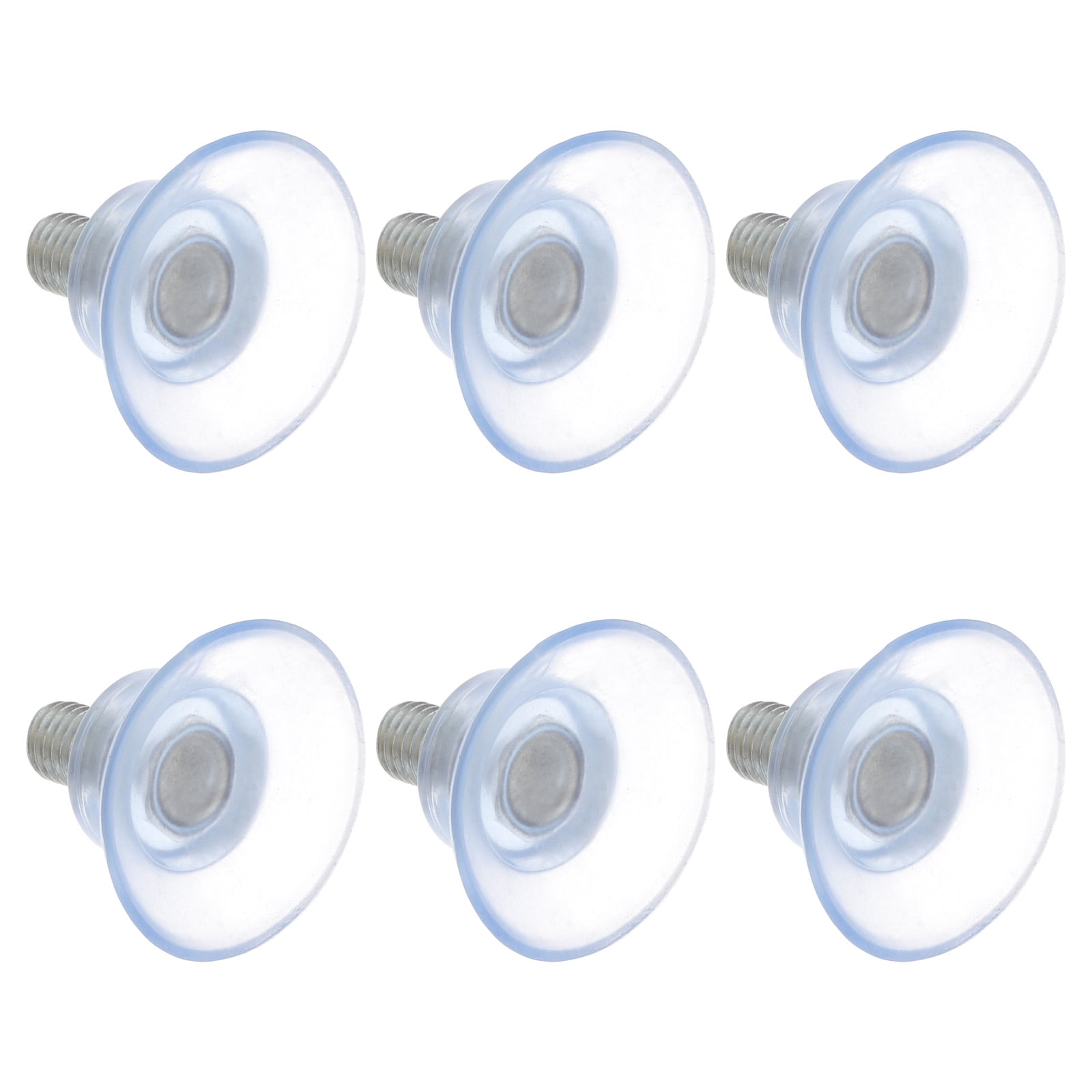 6pcs Furniture Desk Glass PVC Transparent Anti-Collision Suction Cups ...