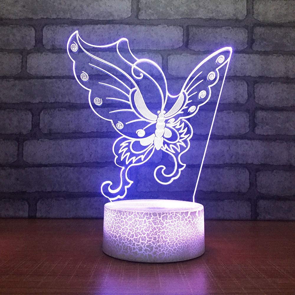 YSITIAN Night Light 7 Color Change Creative Child Bedroom Sleep Night ...