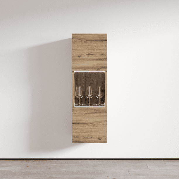 Fly Modular Wall Mounted Floating Bookcase Cabinet (Type-22) Oak ... Fly Modular Wall Mounted Floating Bookcase Cabinet (Type-22) Oak ...