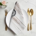 Farmhouse Flowers Cloth Napkins, Retro Rustic Wild Floral Wooden Grian ...