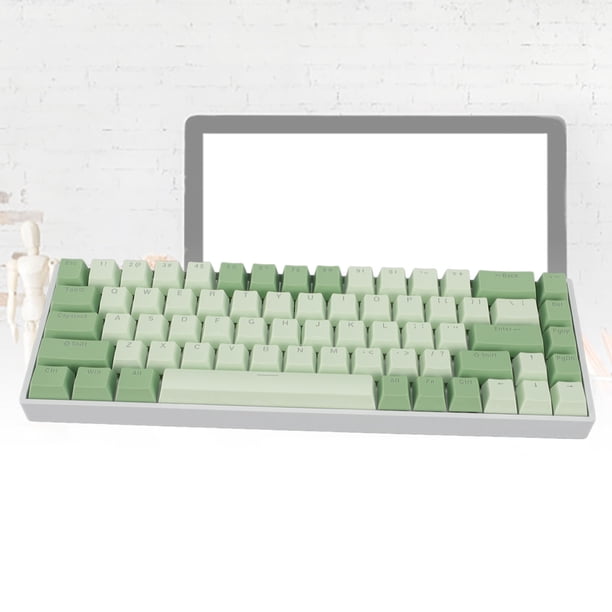 Wired Gaming Keyboard, USB C Connection 68 Key RGB Backlit Ergonomic ...