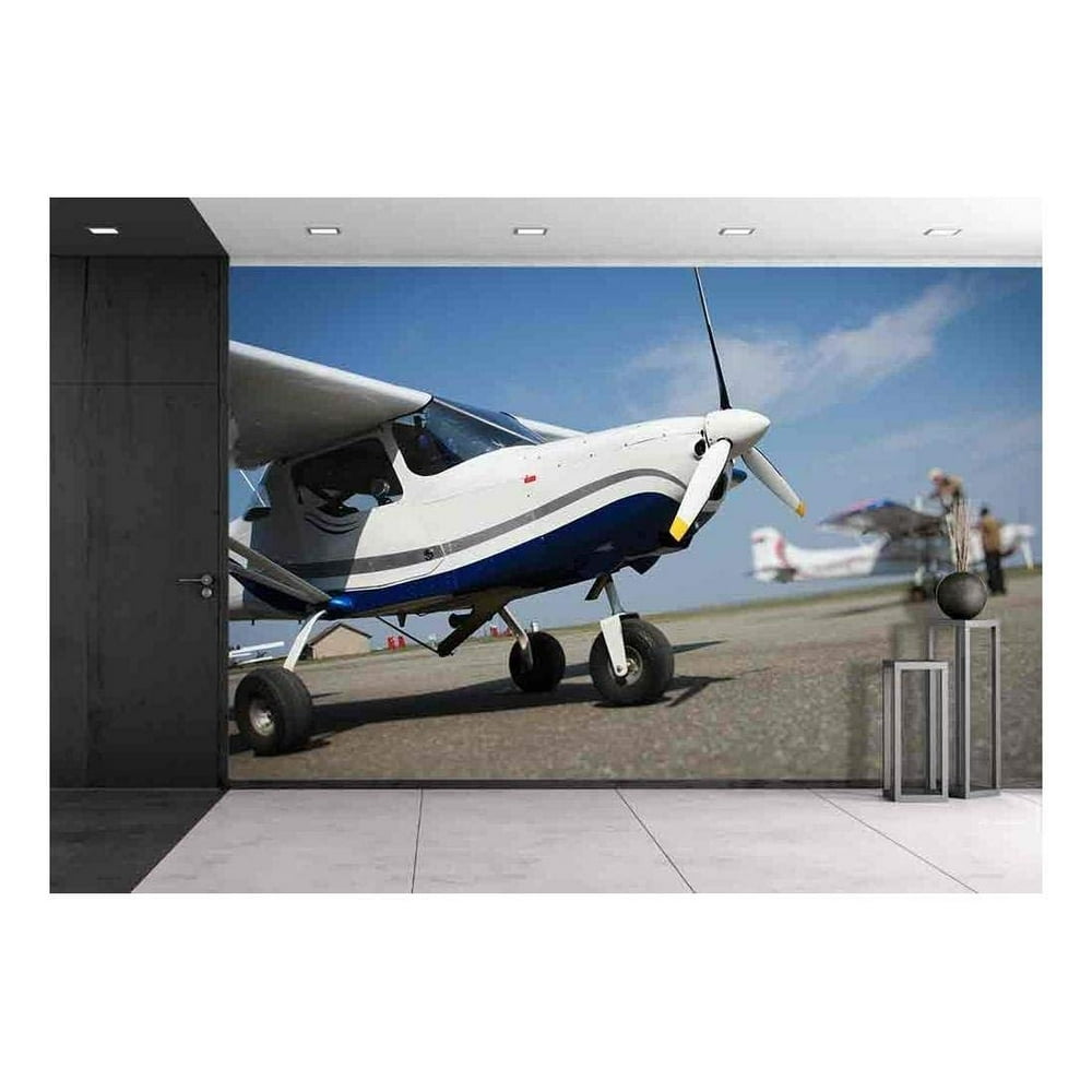 Wall26 Small Airplane - Removable Wall Mural | Self-Adhesive Large ...