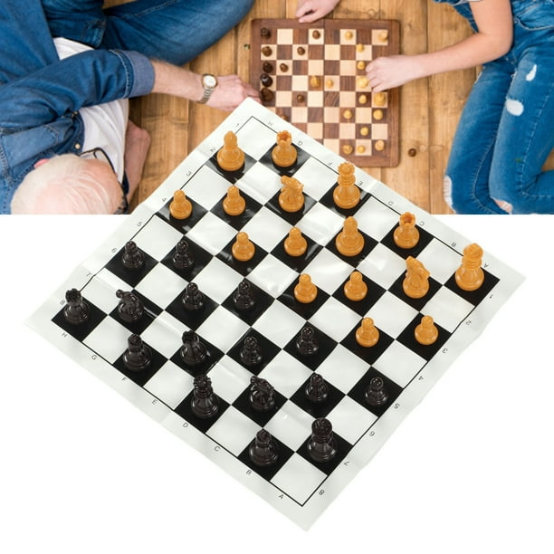 Chess Set With 25CM Plastic Film Chessboard ,International Plastic ...