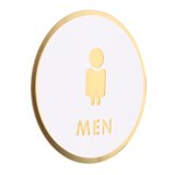 Toilet Door Sign Bathroom Sign Acrylic Pictogram Toilet Symbol Bathroom ...