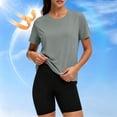 biudgviw Womens Workout Tops UPF 50+ Sun Protection Short Sleeve Shirts ...