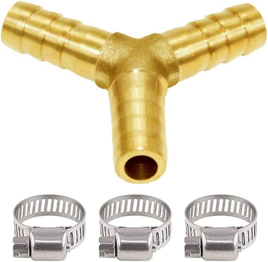 shiyou-1/4" ID Hose Barb Y Shaped 3 Way Union Fitting Intersection ...