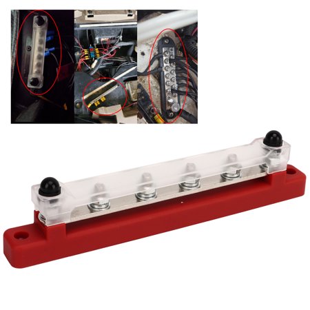 Power Distribution Blocks With Cover, DC 12-48V 150A Terminal ...