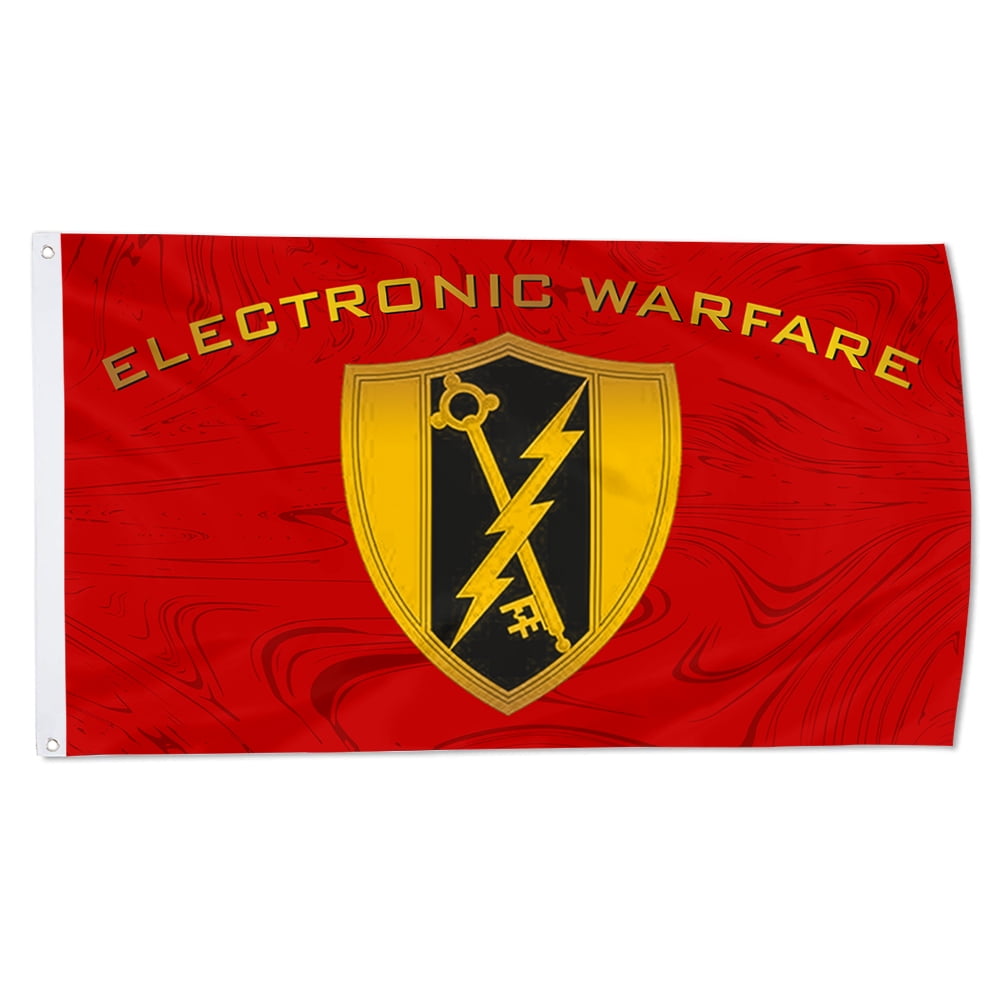 Cayyon Electronic Warfare Flag 3x5Feet Military Banner with 2 Brass ...