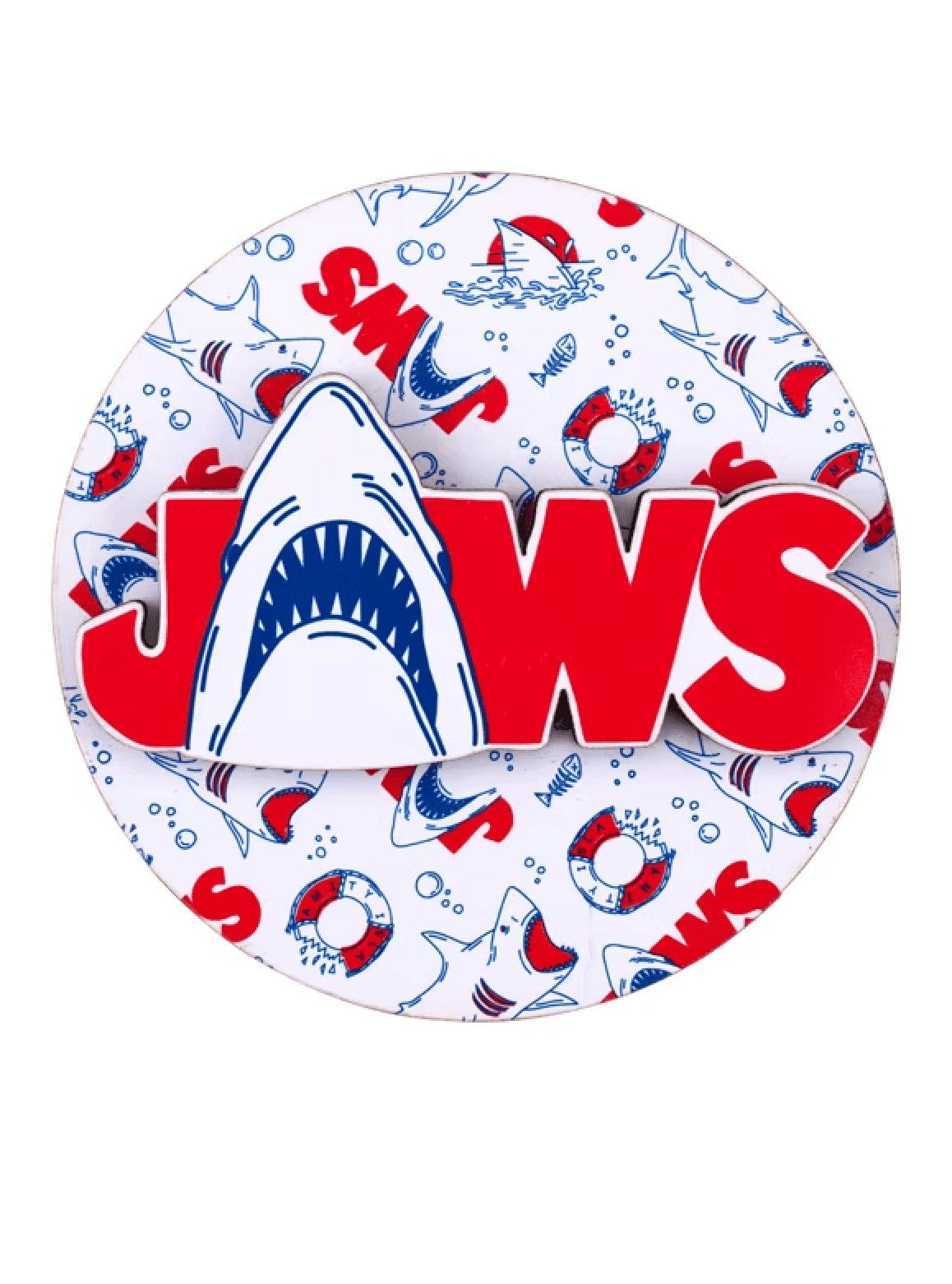 Universal Studios Jaws Red White and Blue Wooden Magnet New Sealed ...