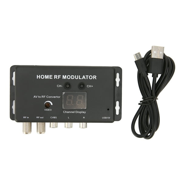 Home RF Modulator TV Link Modulator Electronic For AV Source | Walmart ...
