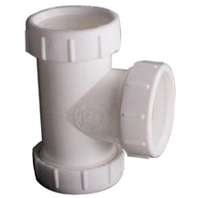 LDR Industries 180471856 1.5 in. PVC Slip Joint Tee - Walmart.com