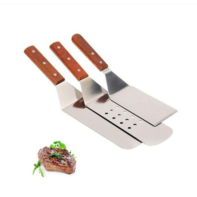 Stainless Steel Metal Spatula Burger Turner Spatula,Solid Cooking ...