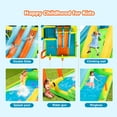 JOYLDIAS Kids Inflatable Water Slide, Bounce House Castle with 2 Slides ...