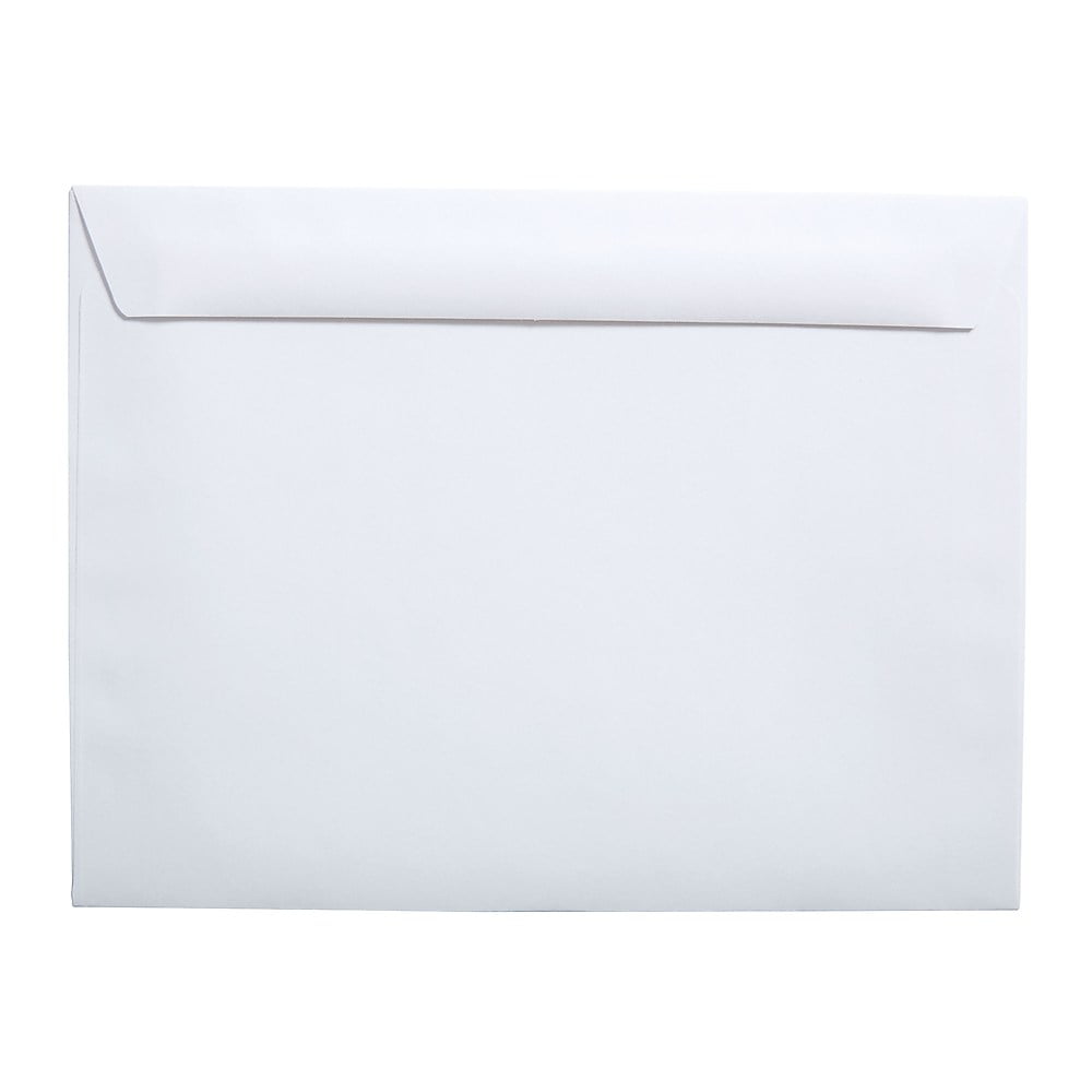 Staples Wove Side-Opening Booklet Envelopes 9" x 12" White 100/BX ...