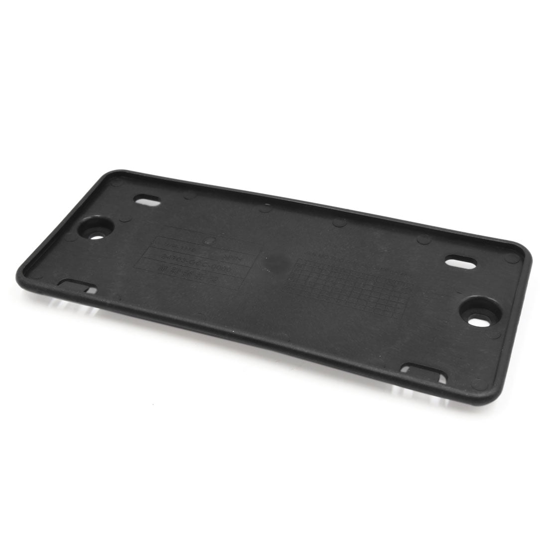 Unique Bargains Black Plastic Motorcycle Front License Plate Bracket ...