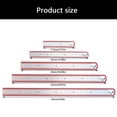 304 Stainless Steel Ruler High Precise Single Side Thickened Metal ...