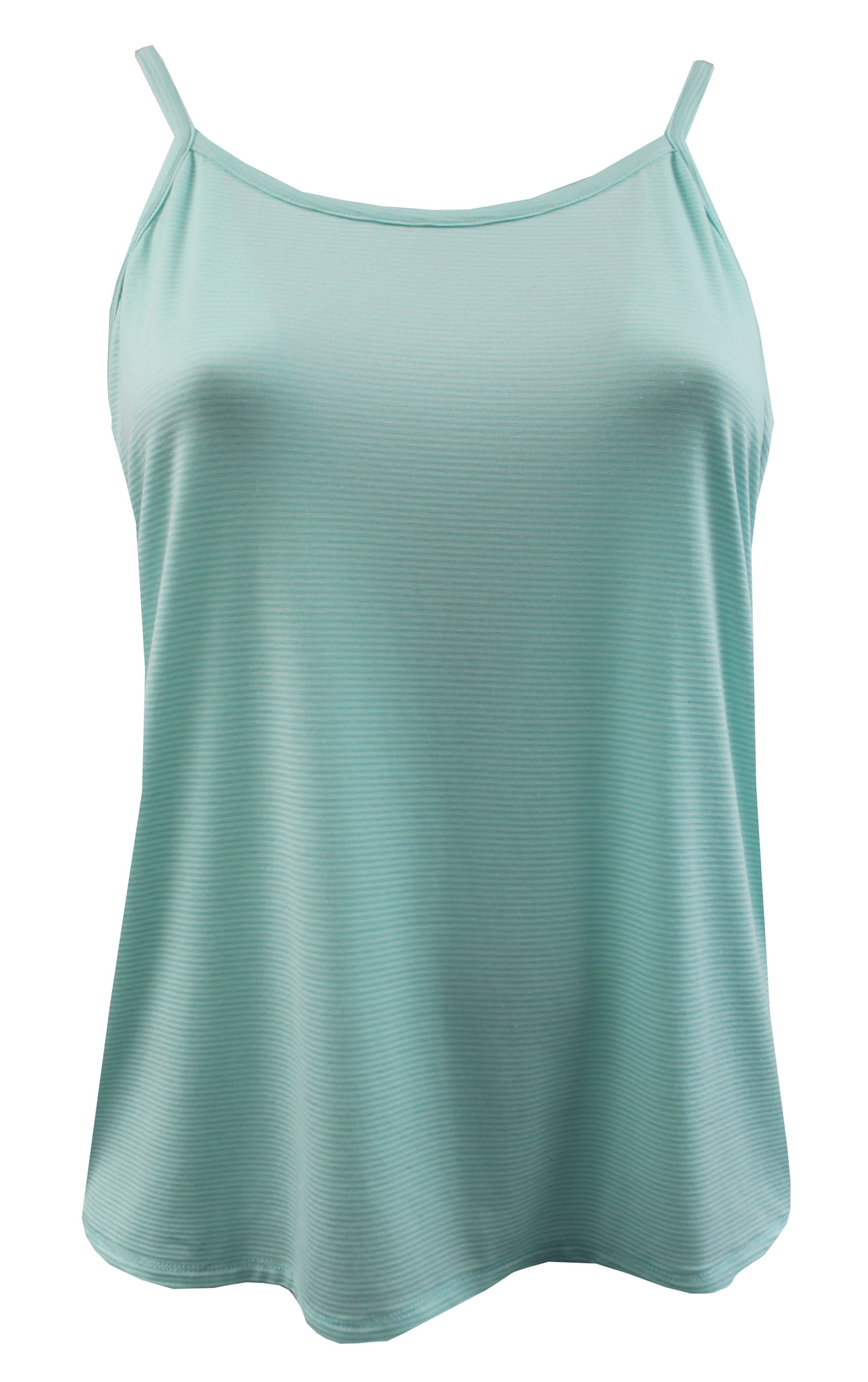 Women’s Plus Size Casual Stripe Cami Basic Camisole Adjustable Straps ...