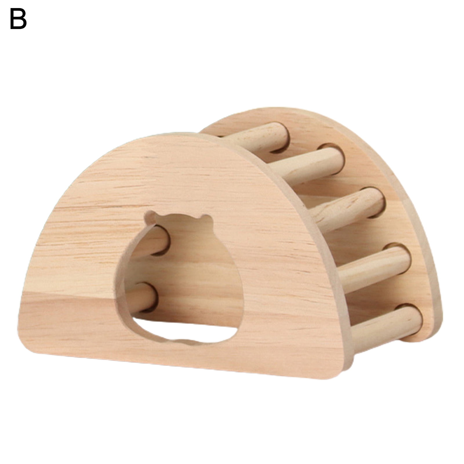 Wooden Hamster Fairy House, Multiple Shaped Hideout Small Animal ...